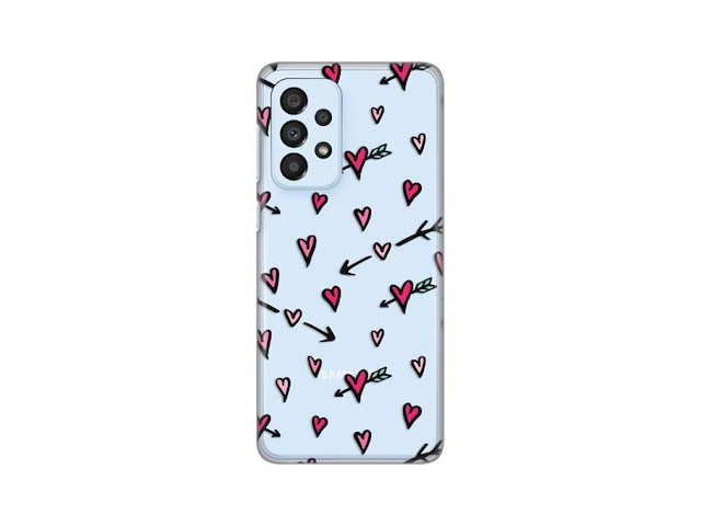 Maskica Silikonska Print Skin za Samsung A336B Galaxy A33 5G Hearts Pattern