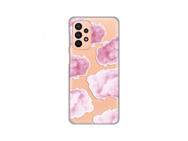 Maskica Silikonska Print Skin za Samsung A235F Galaxy A23 4G Pink Clouds