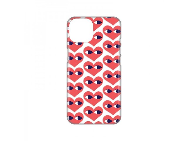 Maskica Silikonska Print Skin za iPhone 14 Plus 6.7 Eye Heart Pattern