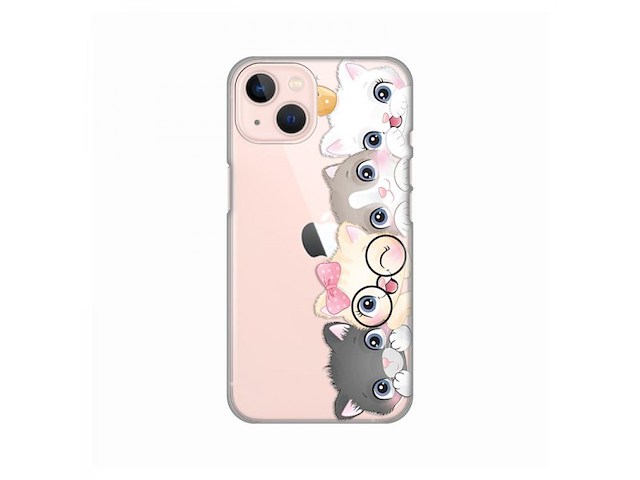 Maskica Silikonska Print Skin za iPhone 13 6.1 Cats