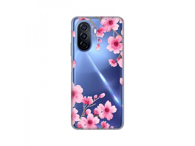 Maskica Silikonska Print Skin za Huawei Nova Y70/Y70 Plus Rose Flowers