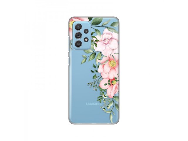 Maskica Silikonska Print Skin za Samsung A525F/A526B/A528B Galaxy A52 4G/A52 5G/A52s 5G Gentle Rose Pattern