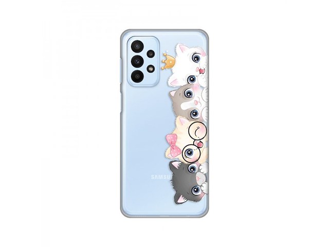 Maskica Silikonska Print Skin za Samsung A235F Galaxy A23 4G Cats