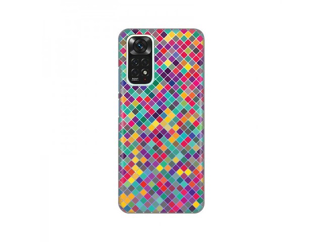 Maskica Silikonska Print Skin za Xiaomi Redmi Note 11/Note 11S Colorful cubes