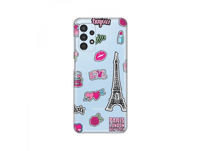 Maskica Silikonska Print Skin za Samsung A135F Galaxy A13 4G Love Paris