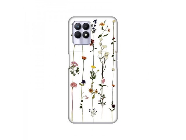 Maskica Silikonska Print Skin za Realme 8i Flower