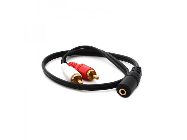 Kabl 2 RCA M na 3.5mm stereo Z JWD-AUDIO7 0.3m