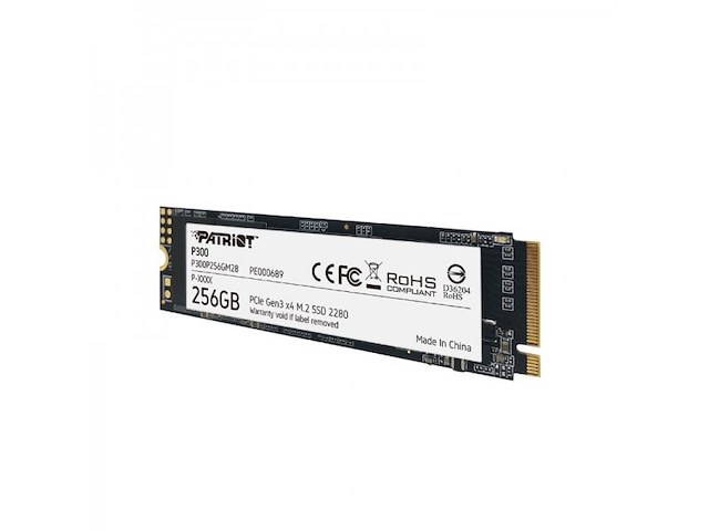 SSD M.2 NVMe 256GB Patriot P300 1700MBs/1100MBs P300P256GM28