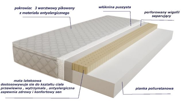 Dušek Latex Junior 140X70