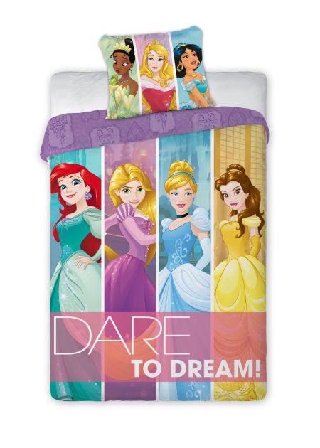 Posteljina za decu Disney Princess Model 3 160x200+70x80cm