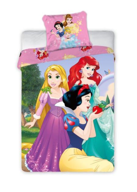 Posteljina za decu Disney Princess Model 2 160x200+70x80cm