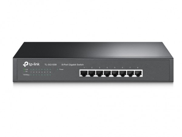 TP-LINK Gigabit Switch 8x RJ45 101001000Mbp 13'' metalno kuciste' ( 'TL-SG1008' )