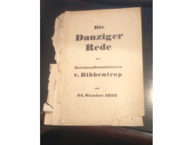 DIE DANZIGER REDE (SS)