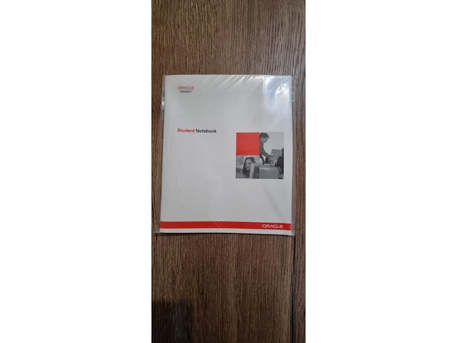 Oracle Student Notebook