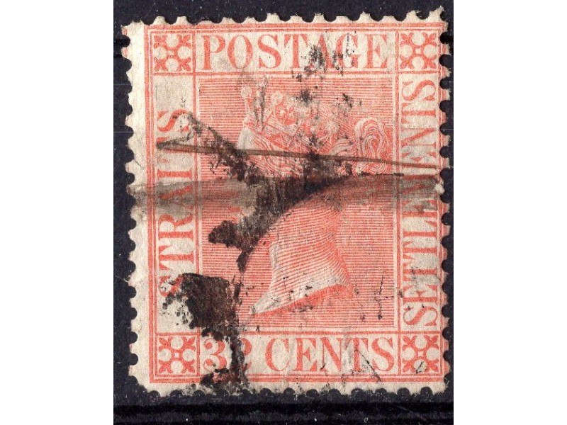 Straits Settlements 1872.