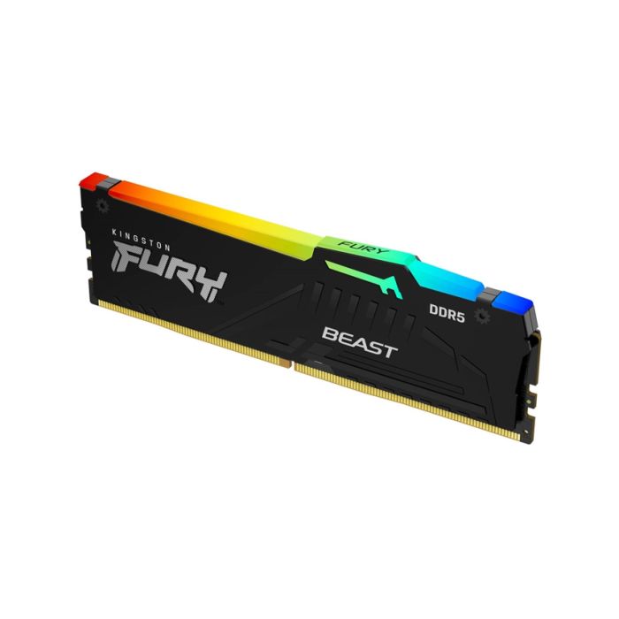 Ram memorija Kingston DIMM DDR5 8GB 5600MT/s KF552C40BBA-8 Fury Beast RGB black