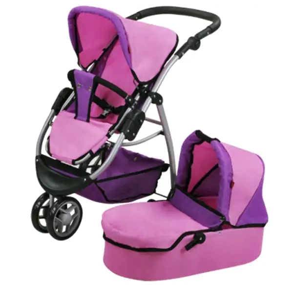 Knorrtoys kolica za lutke Coco - pink purple