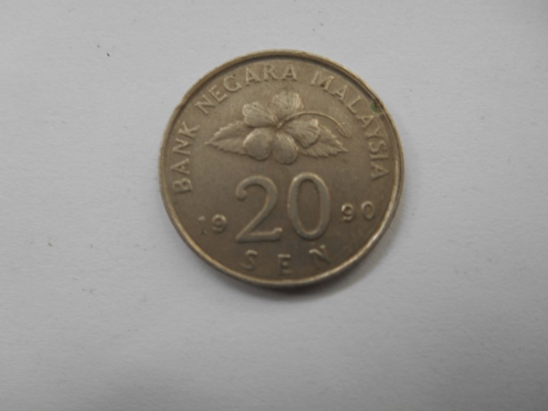 20 sen 1990 malezija