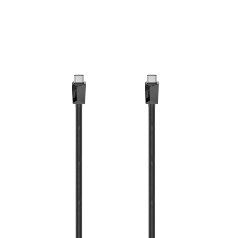 Hama kabl USB-C (muški) na USB-C (muški) 0.75m crni
