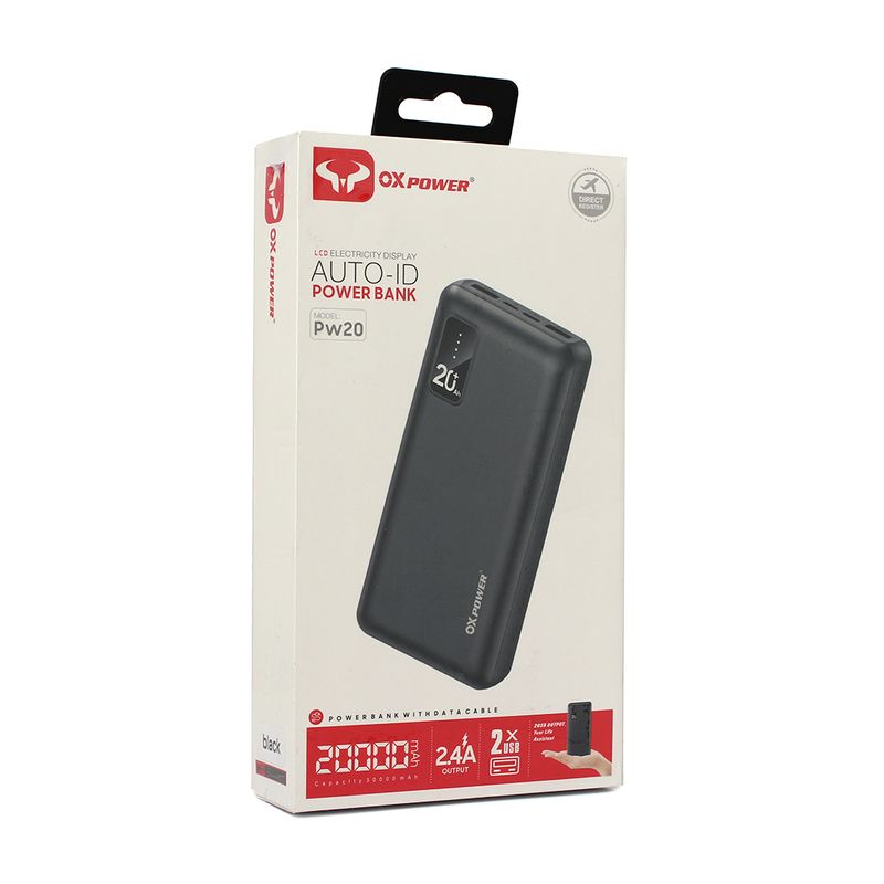 Back up baterija Oxpower PW20 20000 mAh crna