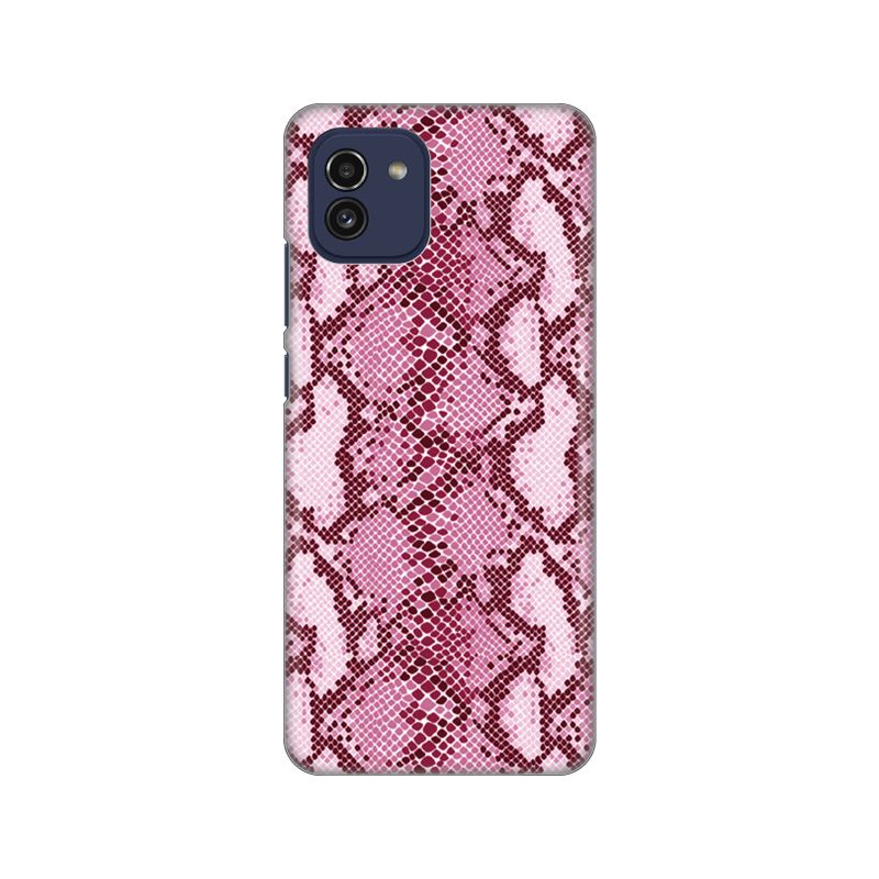 Maskica Silikonska Print za Samsung A035G Galaxy A03 Pink Snake