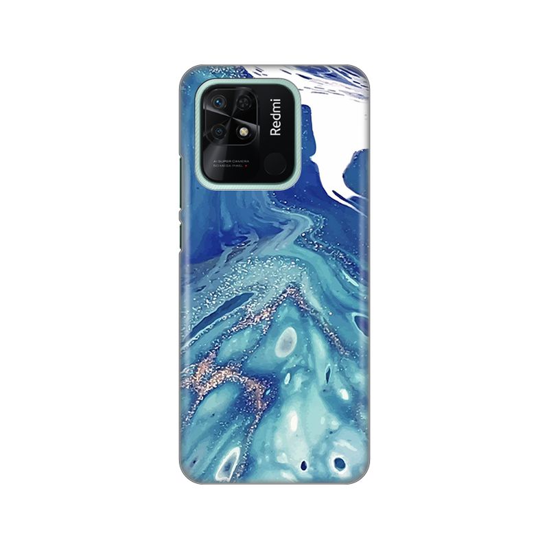 Maskica Silikonska Print za Xiaomi Redmi 10C Blue Marble