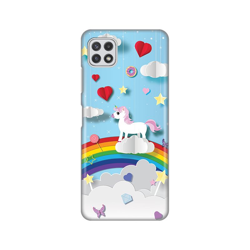 Maskica Silikonska Print za Samsung A22 5G Unicorn