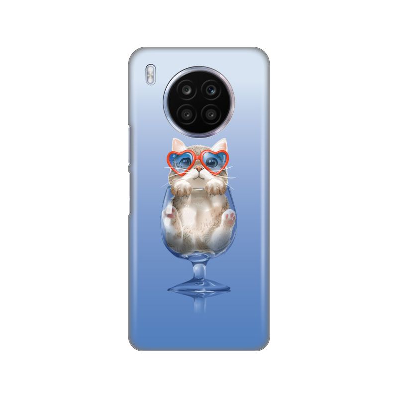 Maskica Silikonska Print za Honor 50 lite/Nova 8i Funny Cat