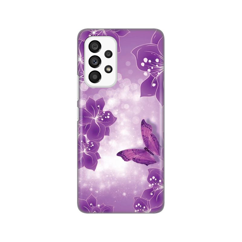 Maskica Silikonska Print za Samsung A536B Galaxy A53 5G Butterfly And Flowers