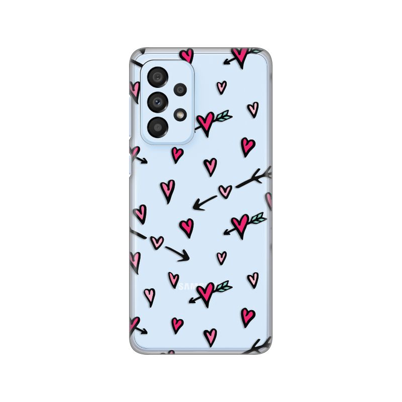 Maskica Silikonska Print Skin za Samsung A336B Galaxy A33 5G Hearts Pattern