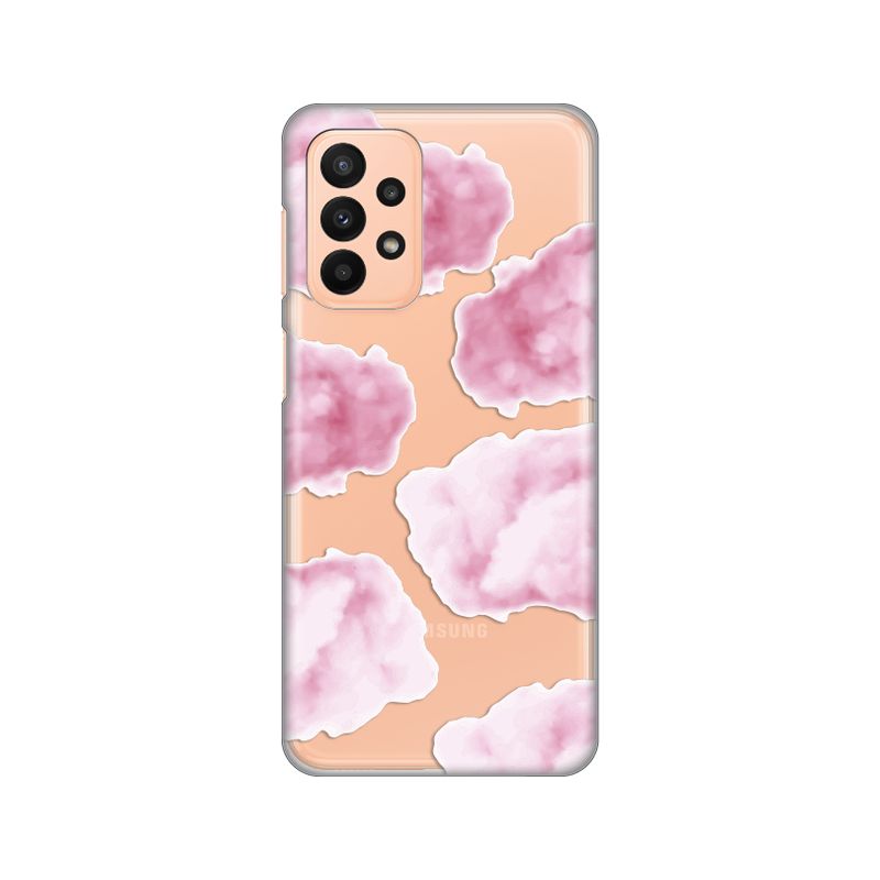 Maskica Silikonska Print Skin za Samsung A235F Galaxy A23 4G Pink Clouds