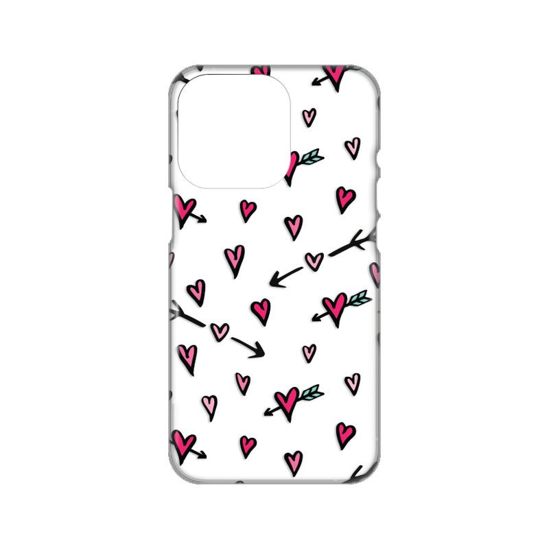 Maskica Silikonska Print Skin za iPhone 14 Pro 6.1 Heart Pattern