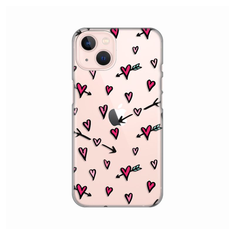 Maskica Silikonska Print Skin za iPhone 13 6.1 Hearts Pattern