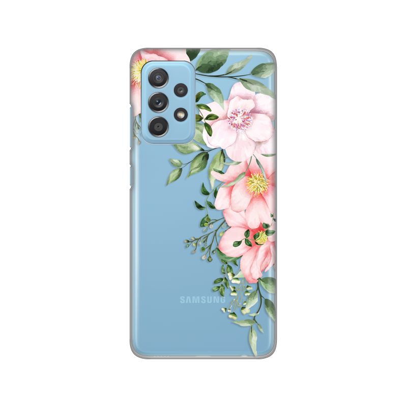 Maskica Silikonska Print Skin za Samsung A525F/A526B/A528B Galaxy A52 4G/A52 5G/A52s 5G Gentle Rose Pattern