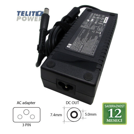 HewlettPackard HP/COMPAQ 19V-7.1A (7.4*5.0 ) 135W-HP35 laptop adapter ( 2993 )