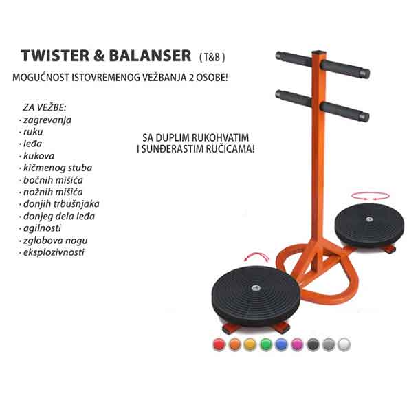 Twister & Balanser (T&B) (najčešći izbor sportskih klubova)