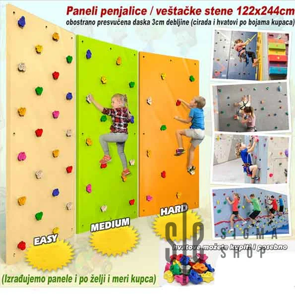 Penjalica / Panel HARD-ređi raspored držača – 14 kom.