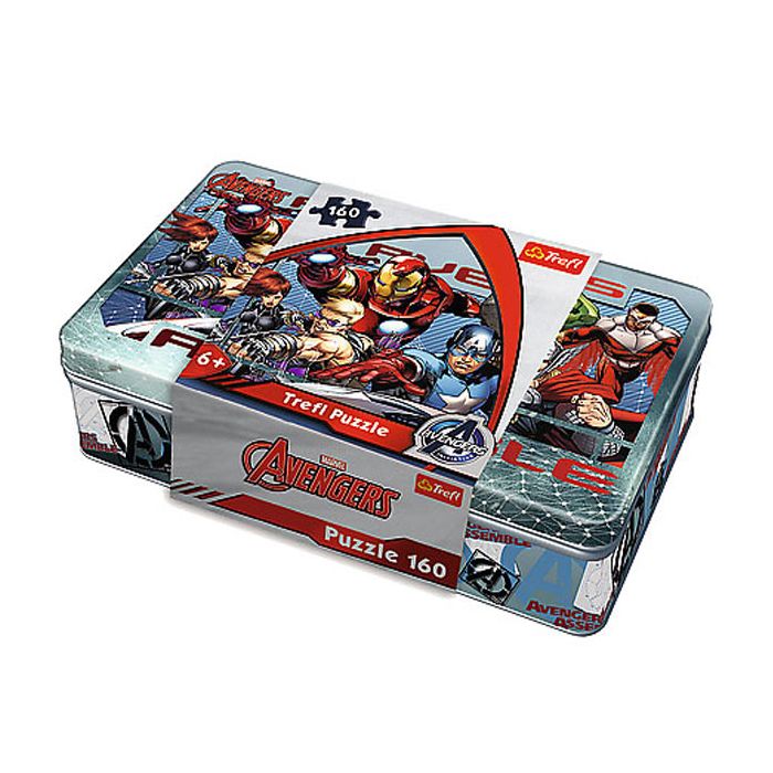 Trefl puzzla Metal Box Heroes The Avengers 160