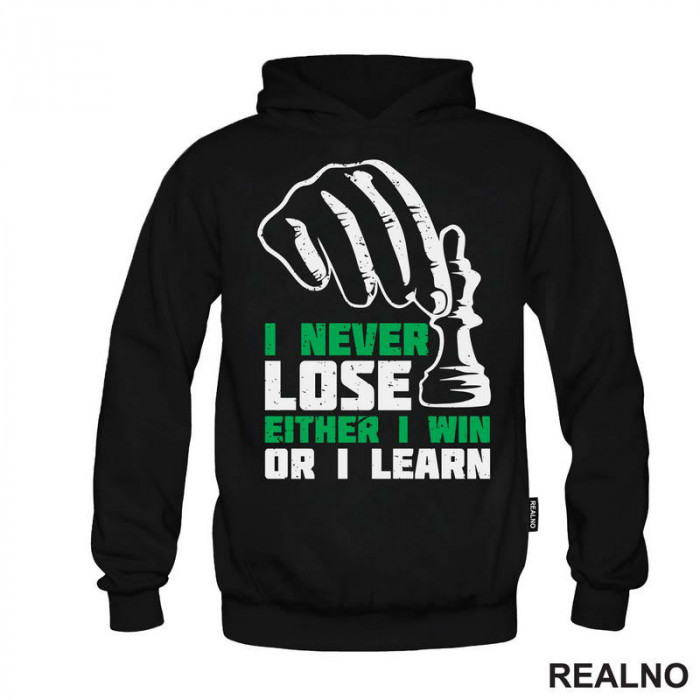 I NEVER LOSE. EITHER I WIN OR I LEARN - CHESS - MOTIVATION - QUOTES - DUKS