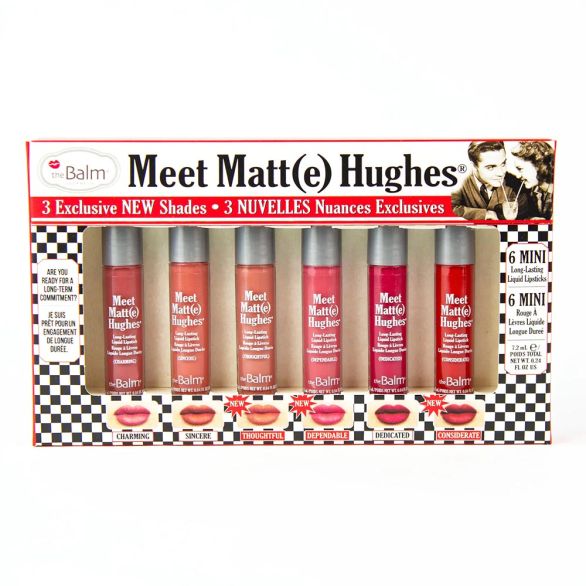 The Balm Meet Matte Hughes 6 komada Mini Kit 14 set ruževa za usne