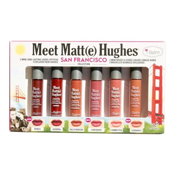The Balm Meet Matte Hughes 6 komada Mini Kit San Francisco set ruževa za usne
