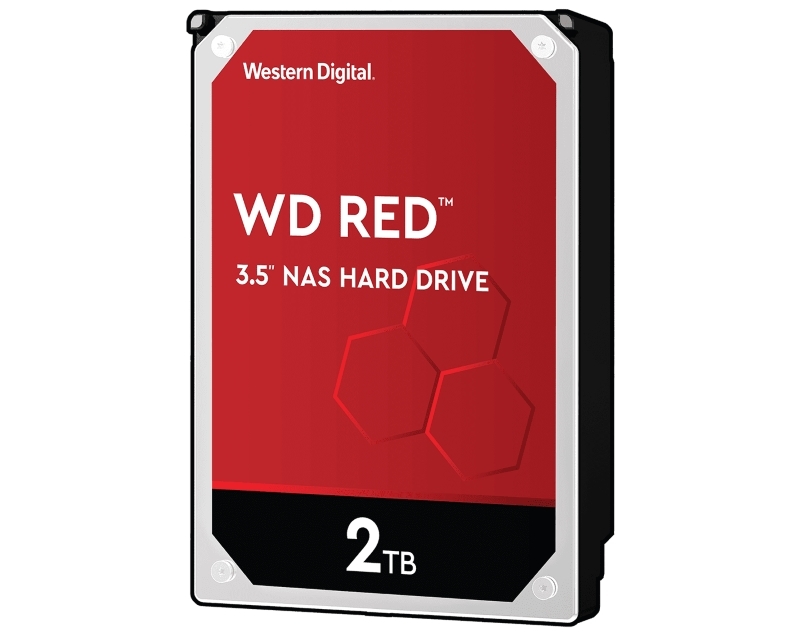 2TB 3.5″ SATA III 64MB IntelliPower WD20EFAX Red