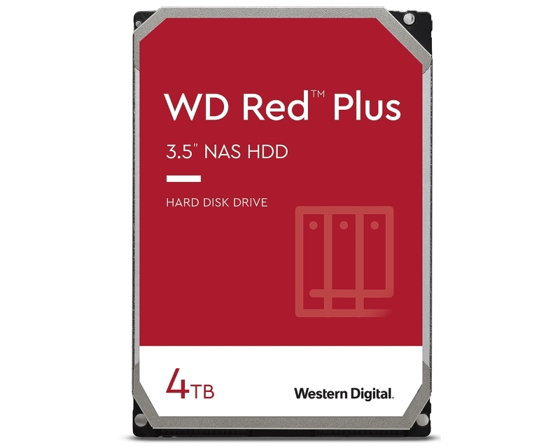 4TB 3.5″ SATA III 128MB WD40EFZX Red Plus