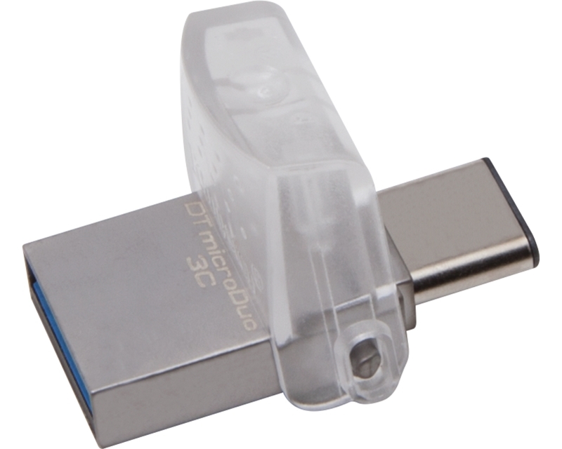64GB DataTraveler MicroDuo 3C USB 3.1 flash DTDUO3C/64GB srebrni