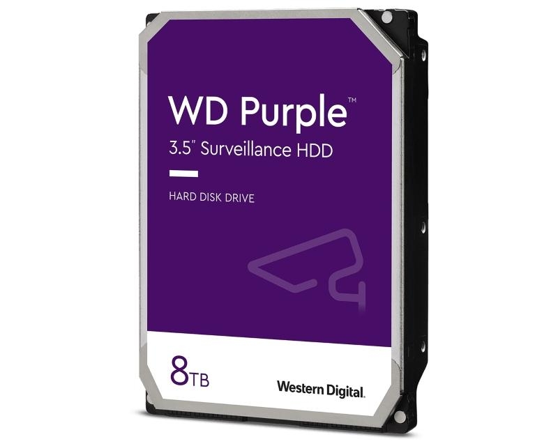 8TB 3.5″ SATA III 128MB IntelliPower WD84PURZ Purple