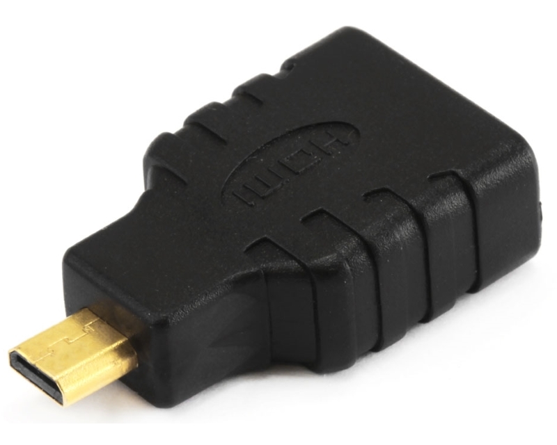 Adapter Micro HDMI (M) – HDMI (F) crni