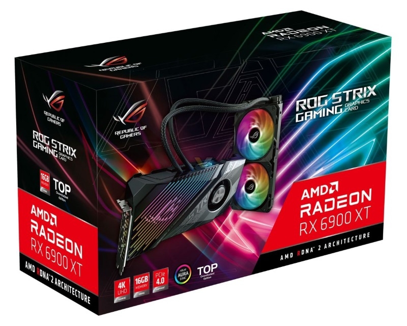 AMD Radeon RX 6900 XT 16GB 256bit ROG-STRIX-LC-RX6900XT-T16G-GAMING