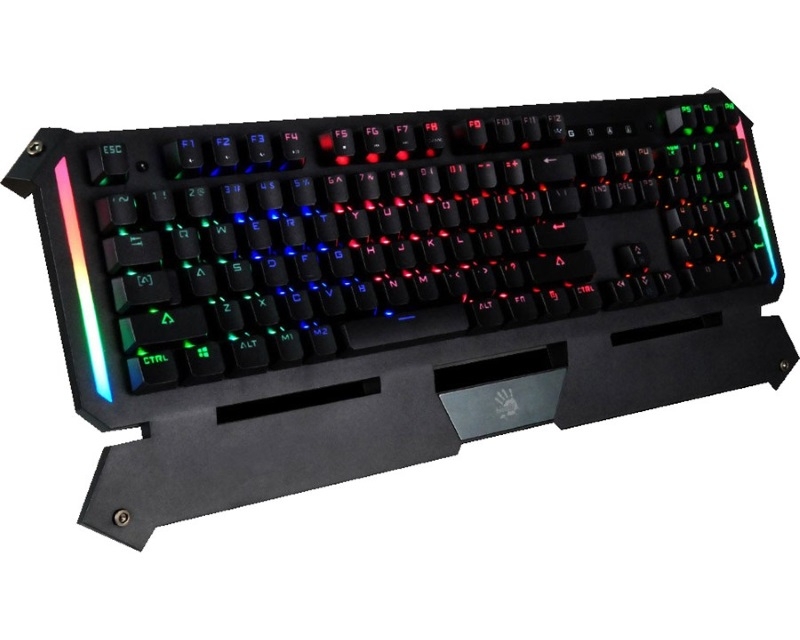 B875N Bloody blue Switch Gaming tastatura USB US crna