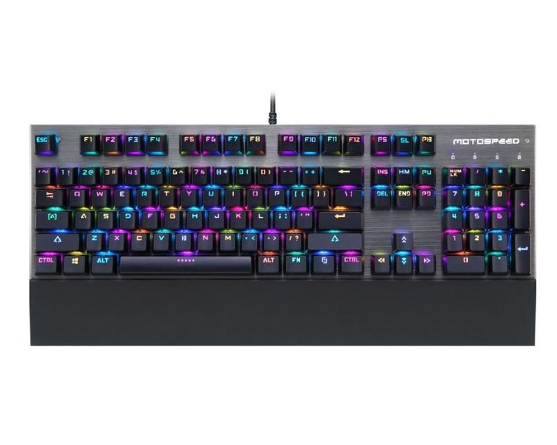 CK108 RGB mehanička tastatura crveni prekidač