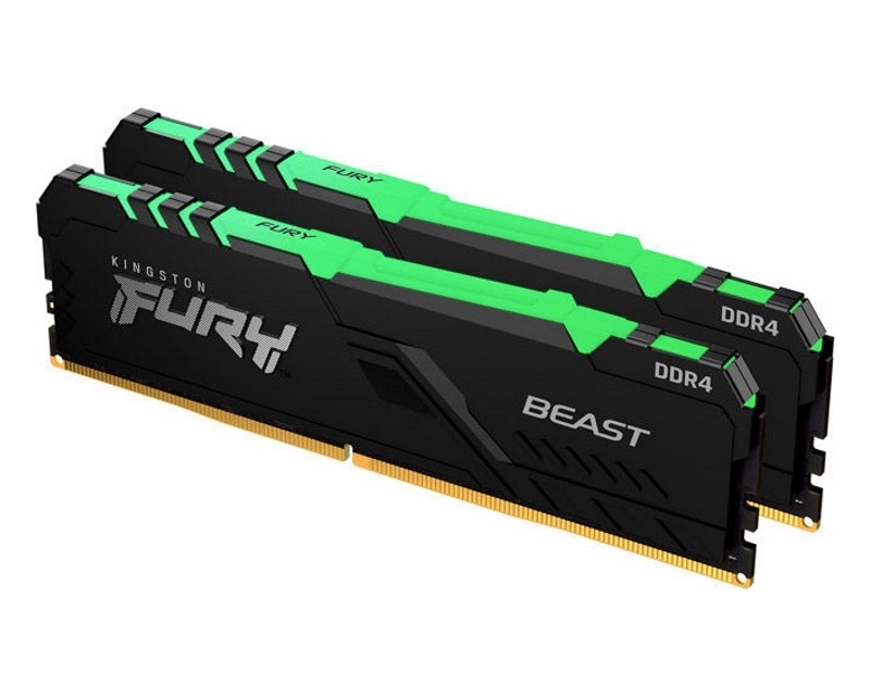 DIMM DDR4 16GB (2x8GB kit) 4000MHz KF440C19RBAK2/16 Fury Renegade RGB